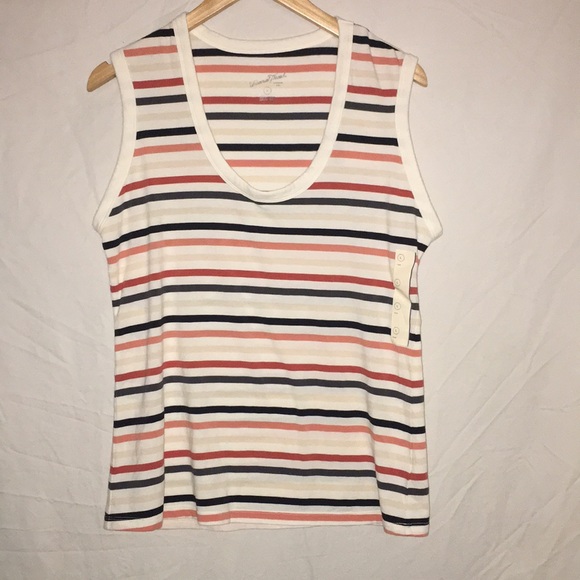 Universal Thread | Tops | Universal Thread Striped Sleeveless Tshirt ...